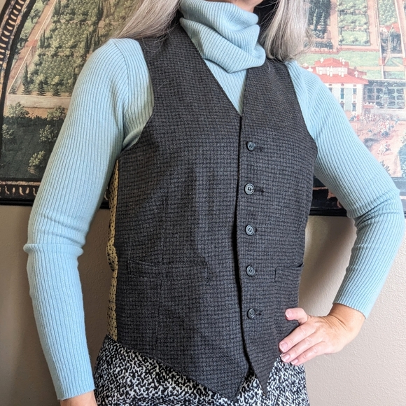 Vintage | Suits & Blazers | Reversible Vintage Vest 95s 50s | Poshmark